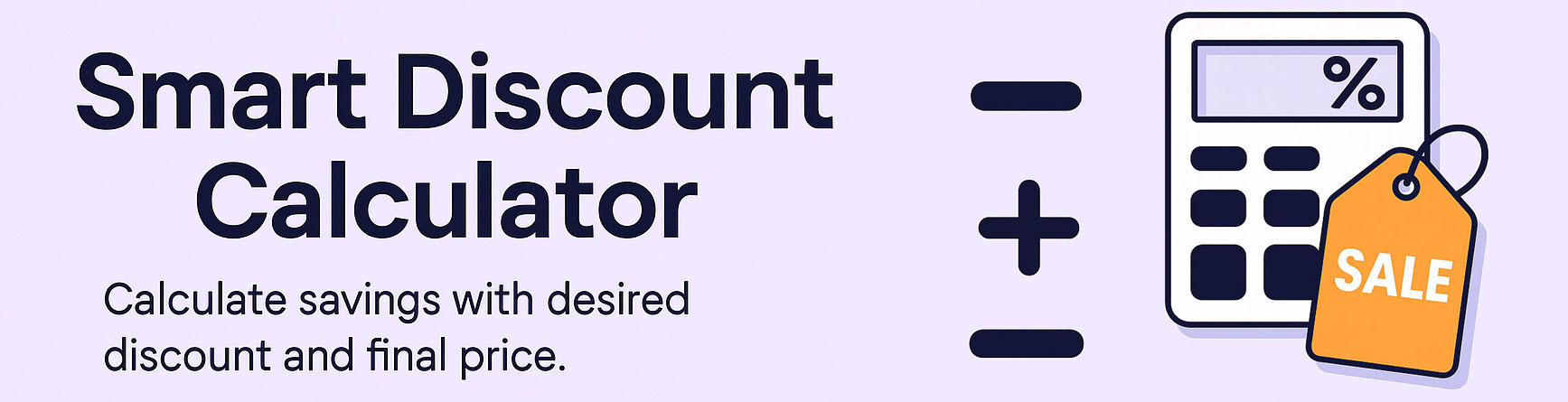 A Smart Shopping of 2025 Instant discount calculator tool